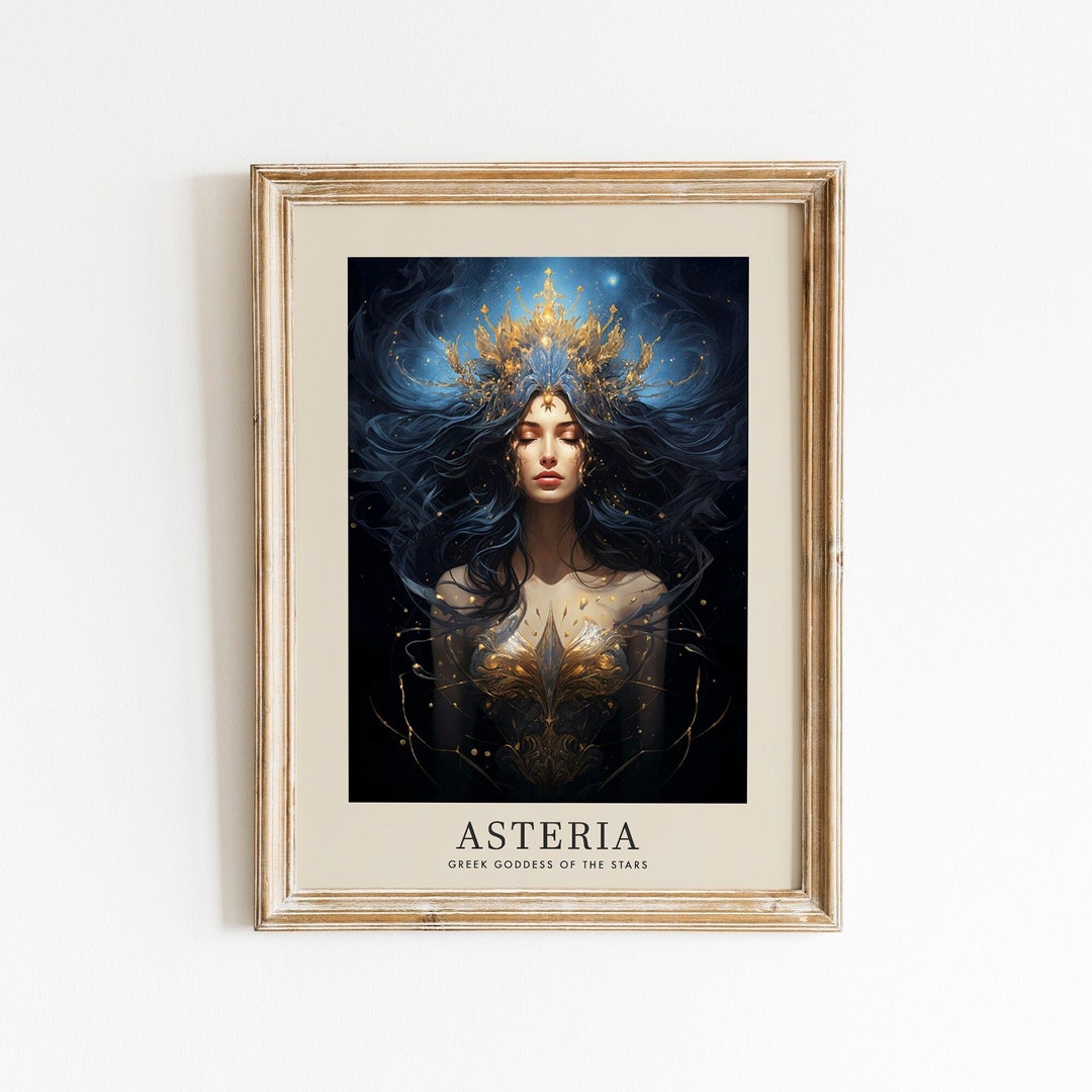 Asteria Greek Goddess of the Stars, Bring Celestial Magic to Your Space ...