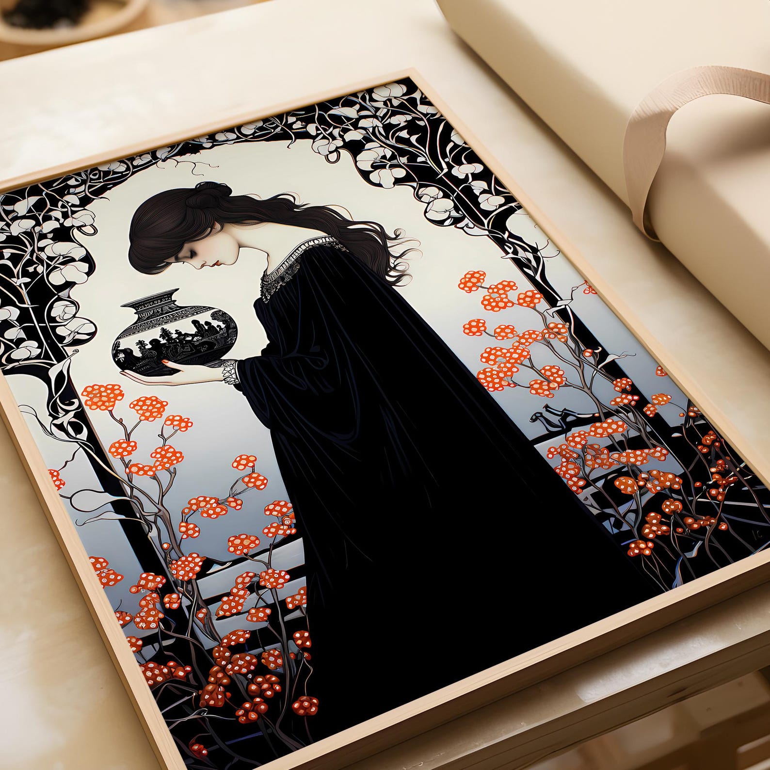 Hestia Poster Premium, Greek Goddess of the Hearth and Home, Greek ...