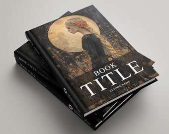 Custom Book Cover Art, Personalized Book Cover, Original Illustrated ...