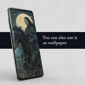 Nótt Norse Goddess of the Night, Norse Mythology, Scandinavian Decor ...