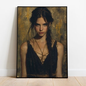 Feme Greek Goddess of Rumors, Goddess Osa, Goddess Fama, Tonalism Style ...