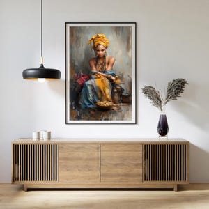 Aje Wall Art, Yoruba Goddess of Wealth and Feminine Power, the Orishas ...