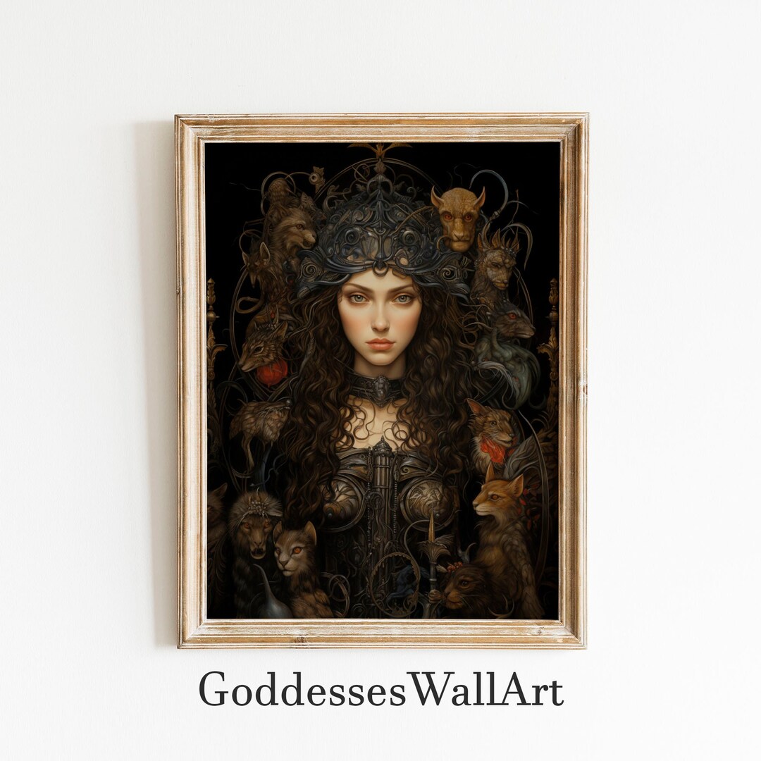 30 Renaissance Paintings, Goddess Lilith Art Print, Jewish Goddess of ...