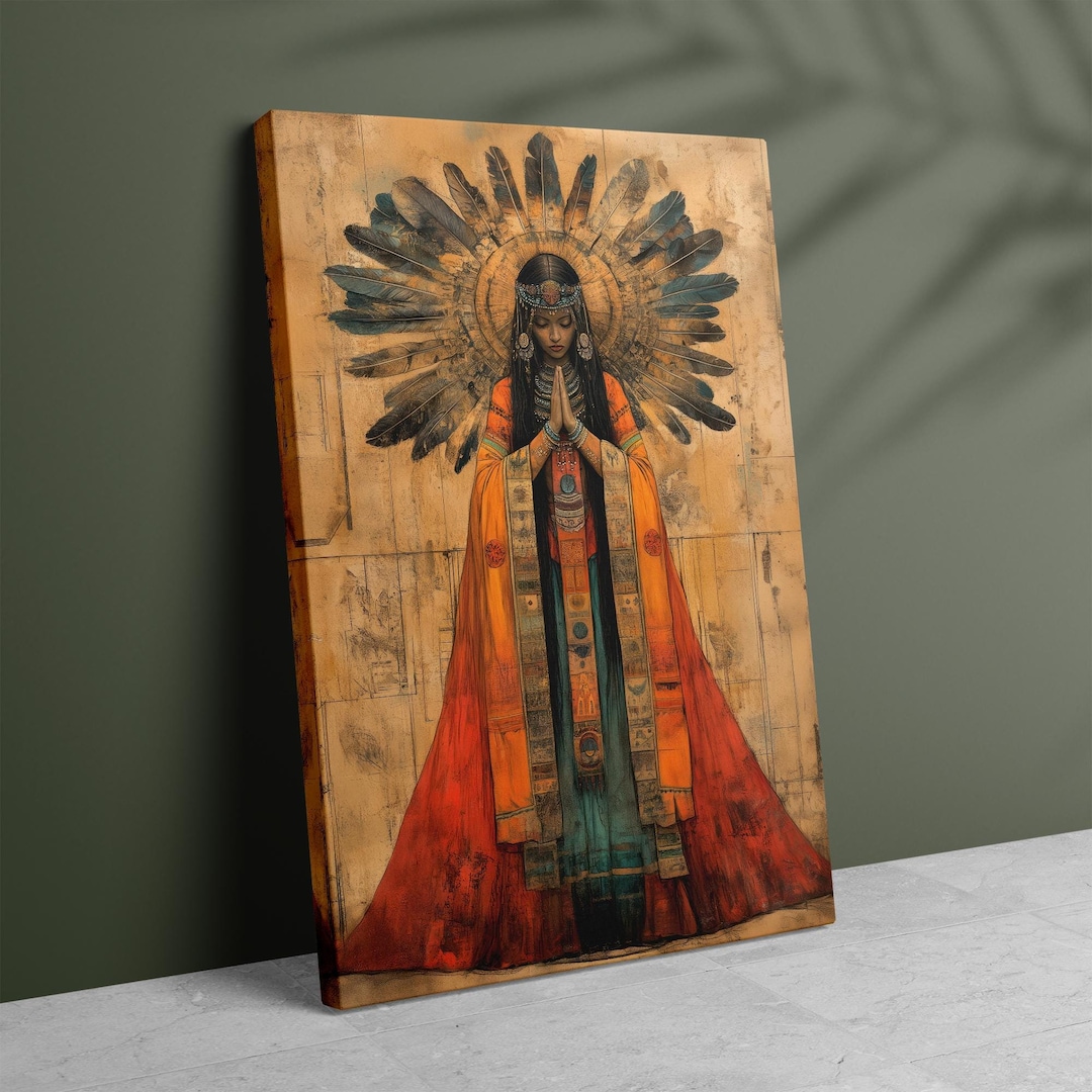 Goddess Pachamama Canvas Art, Incan Goddess of Fertility and Harvest ...