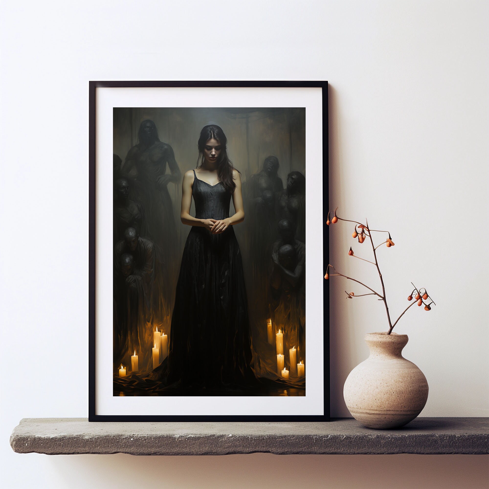 Goddess Persephone Greek Queen of the Underworld Wall Art - Etsy
