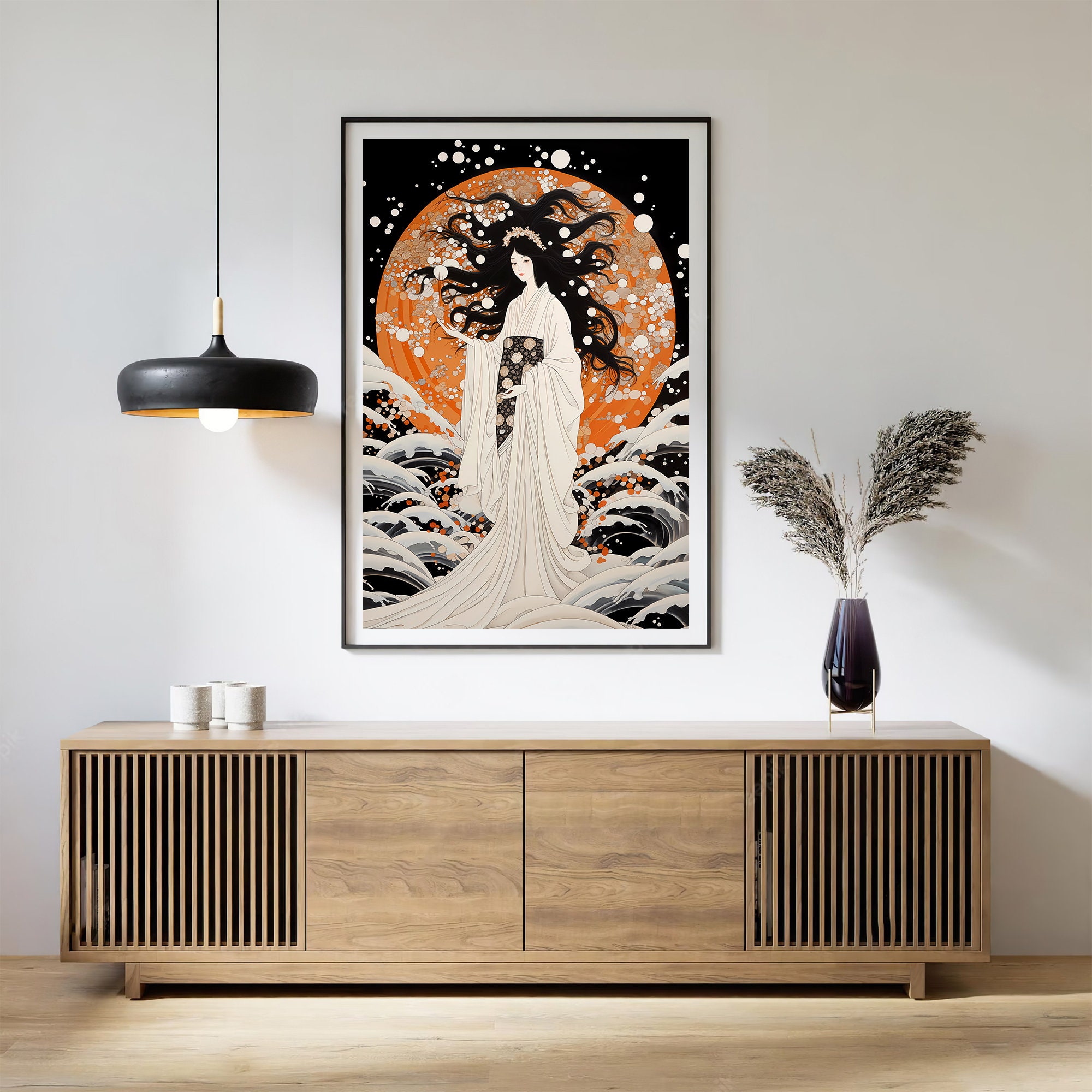 Mazu Permium Matte Poster, Chinese Goddess of the Sea and Protector of ...