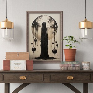 Hekate Premium Matte Poster, Art Nouveau Print, Hecate Greek Goddess of ...