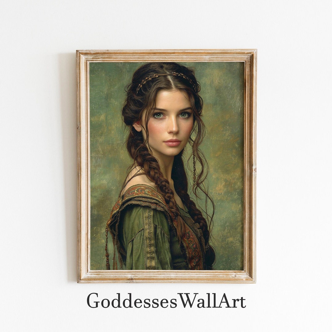 Olwen Art Print, Celtic Goddess of the Arts, Renaissance Painting Wall ...