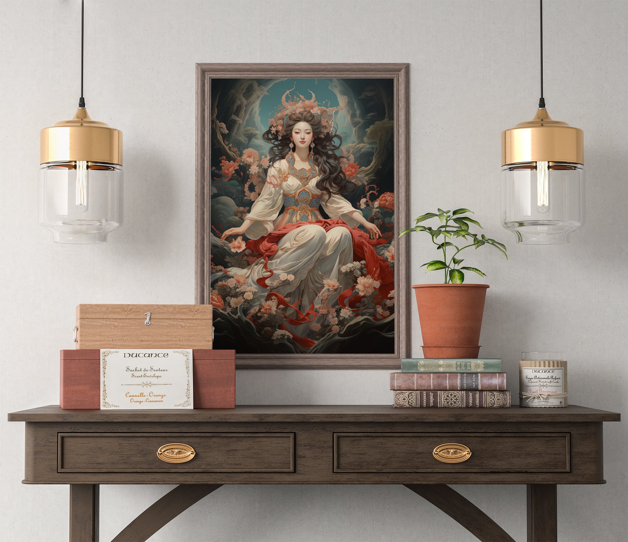 Mazu Chinese Goddess of the Sea and Protector of Sailors. - Etsy