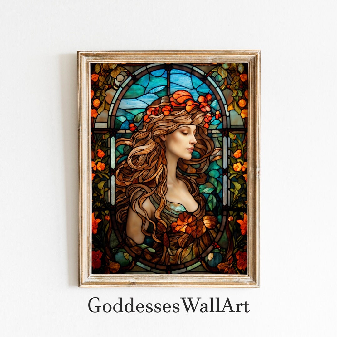 Hestia, Greek Goddess of Hearth and Home, Wall Art: Bring Serenity and ...