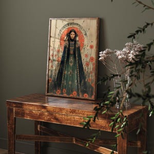 Native American Goddess Asdzáá Nádleehi Wall Art, Navajo Goddess of ...