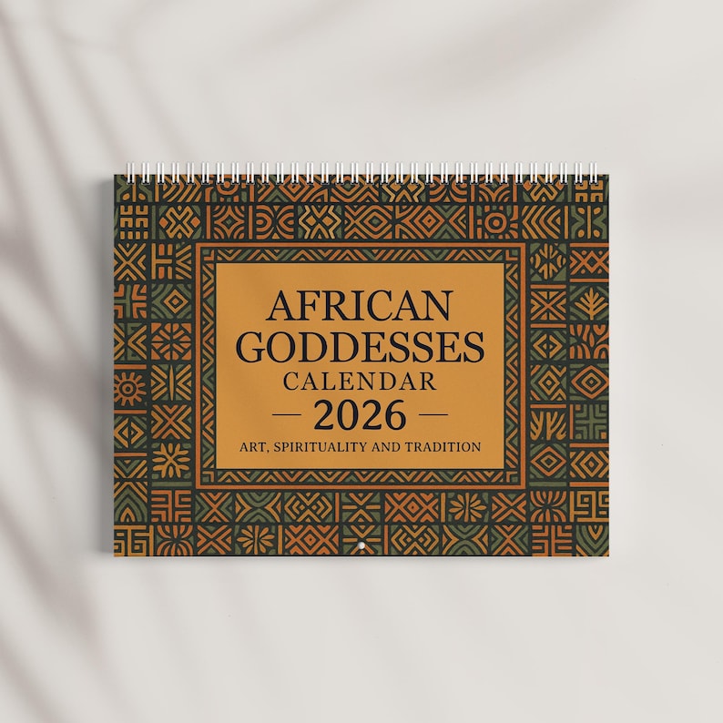 2026 African Goddesses Calendar, 2026 Yearly Wall Calendar, Full Year ...