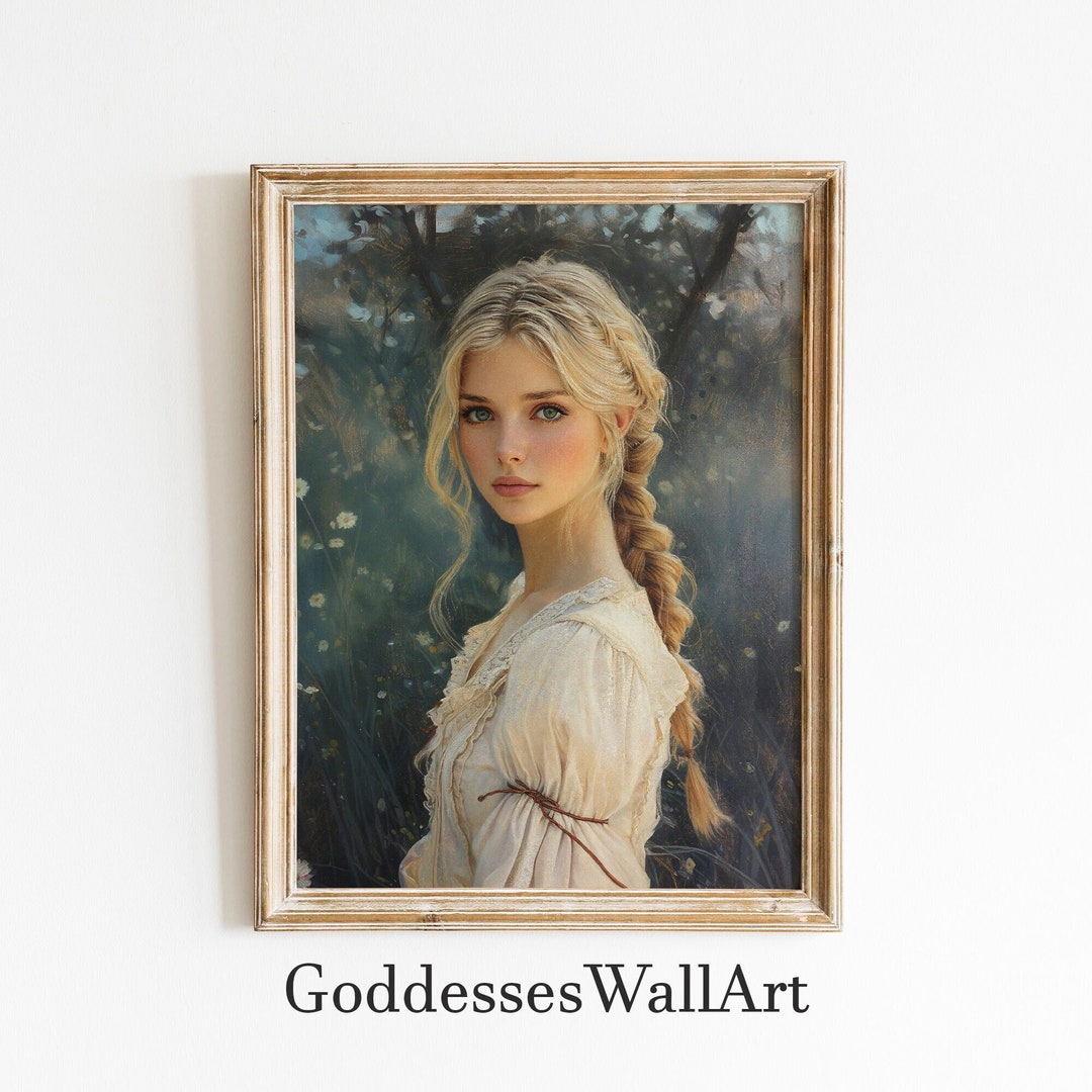 Vesna Slavic Goddess of Spring, Tonalism Style, Slavic Goddess Poster ...