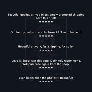 Galene Premium Poster, Greek Goddess of Calm Waters, Art Nouveau Print ...