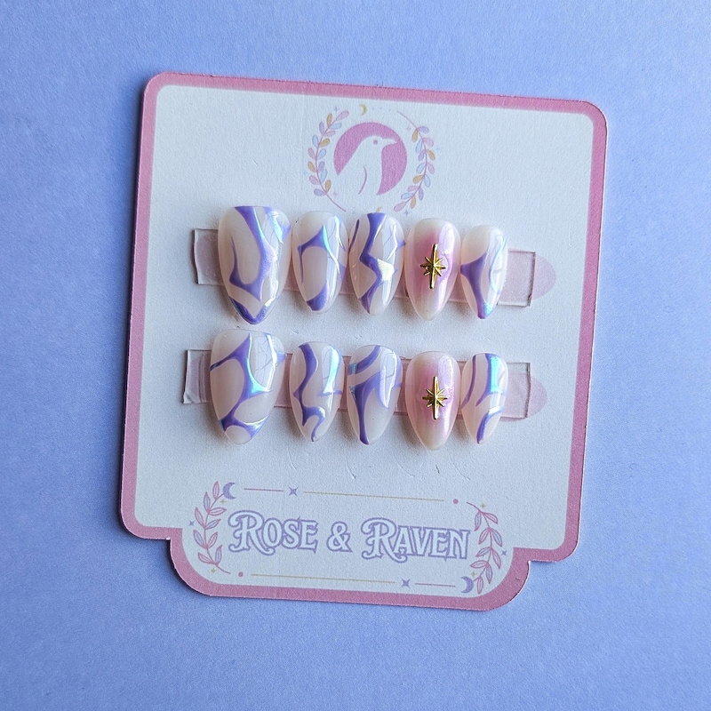 Custom Kpop Demon Hunters Nails - Etsy