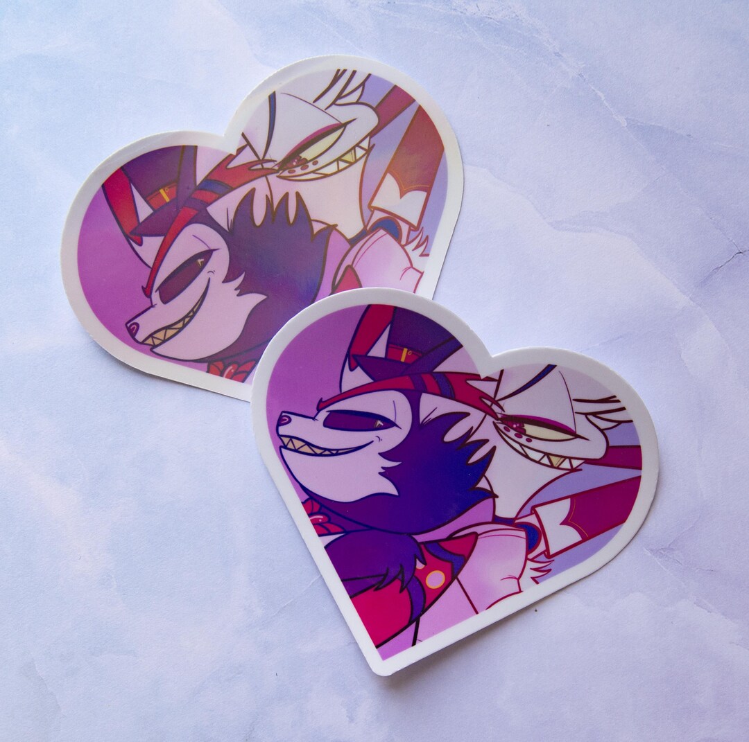 Hazbin Hotel Huskerdust Laminated Vinyl Sticker - Etsy