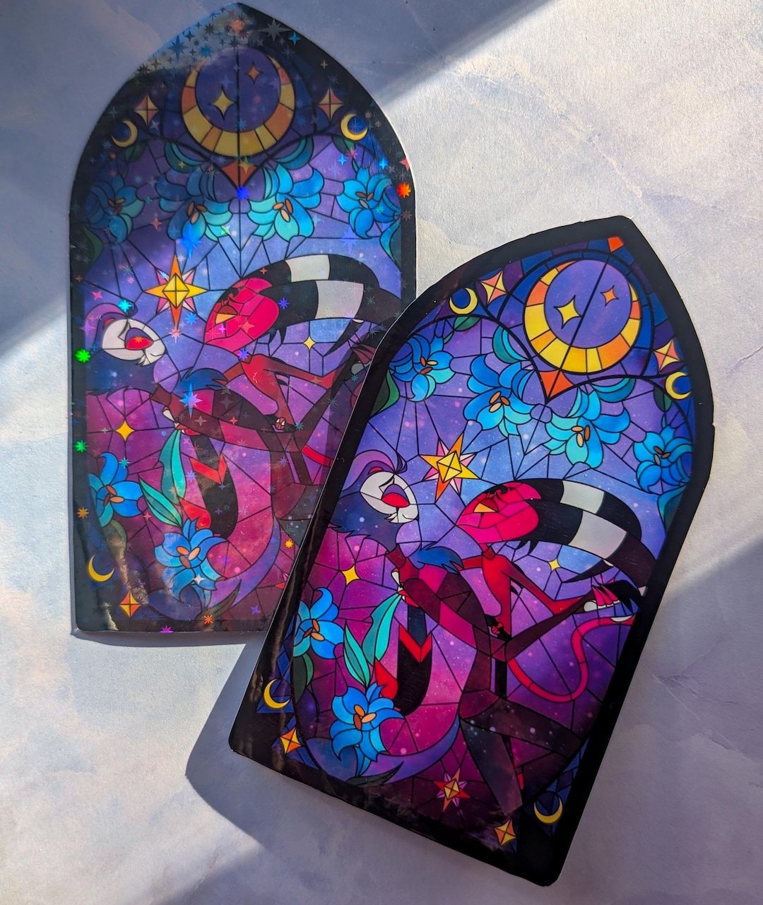 Stolitz Stainglass Laminated Vinyl Sticker - Etsy