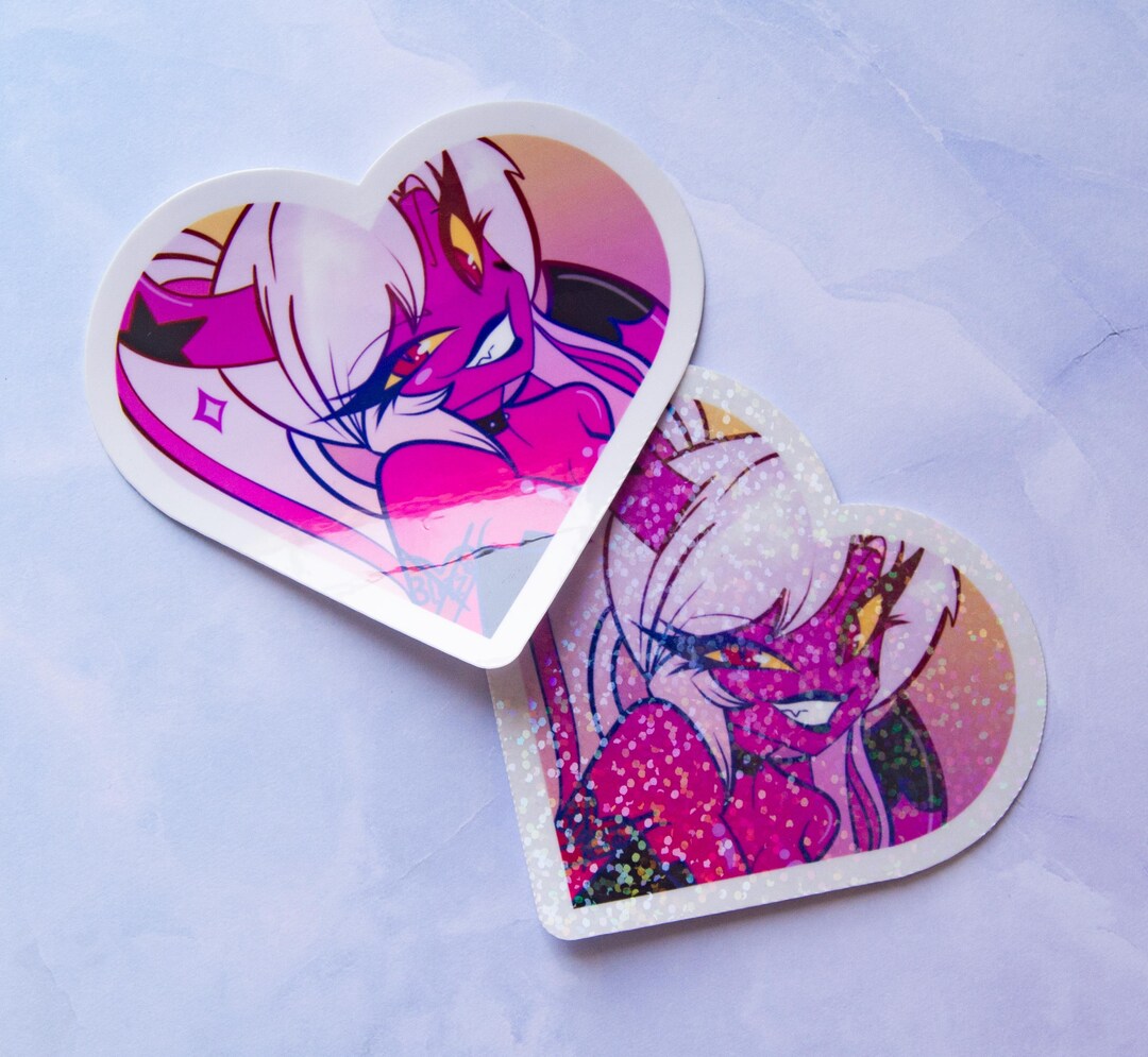 Helluva Boss Verosika Laminated Vinyl Sticker - Etsy