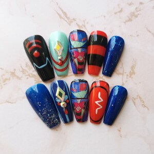 Press on Nail Set Vox Inspired - Etsy