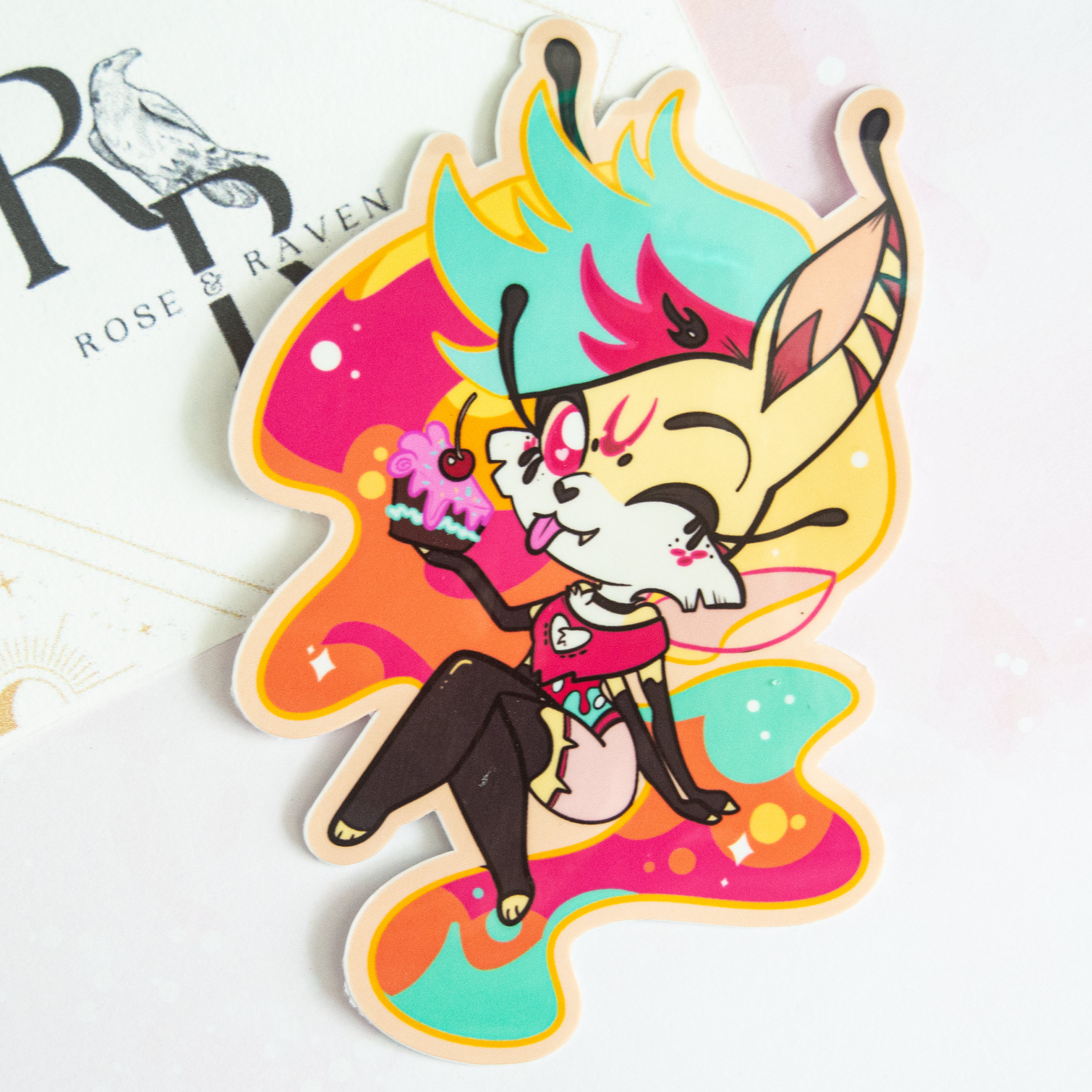 Helluva Boss Queen Bee Laminated Vinyl Sticker - Etsy