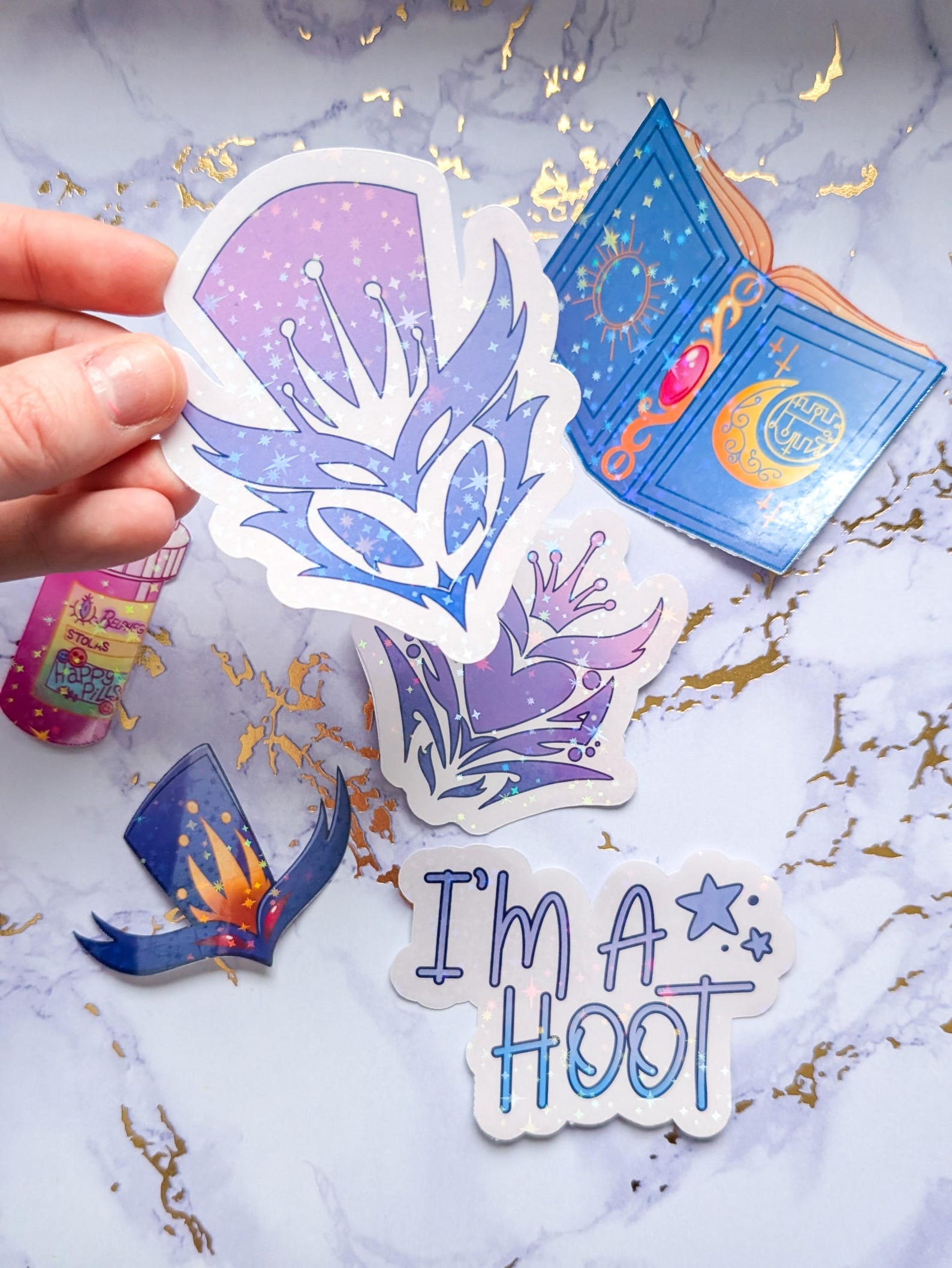 Stolas Inspired Laminated Vinyl Sticker Pack - Etsy
