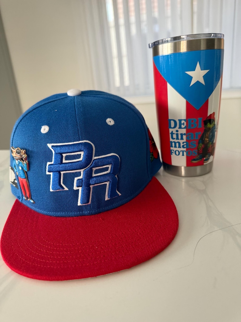 Puerto Rico Caps | 5D Embroidered | Flor Maga Collection Street Cap ...