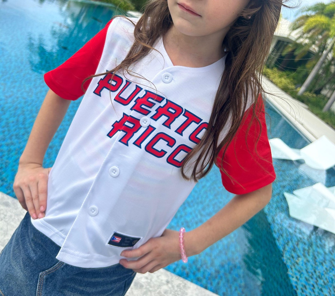 Puerto Rico Kids Baseball Jersey: Clemente #21 Youth Tee - Etsy