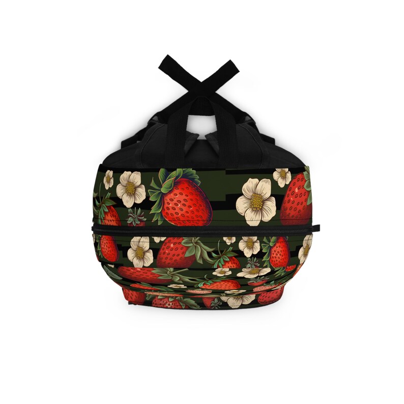 Strawberries Backpack, Cottagecore Fruit Backpack, Fan of Strawberries ...