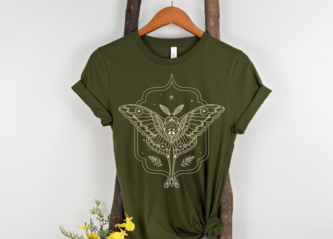 Moth Shirt, Dark Academia Shirt, Cottage Core Shirt, Goblin Core ...