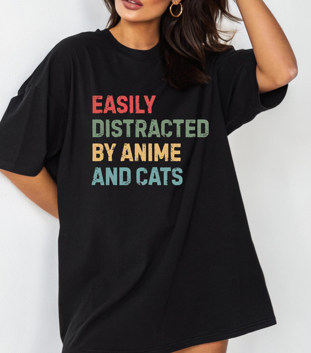 Anime Cat Lover PNG: Funny Distraction Quote (digital Download) - Etsy