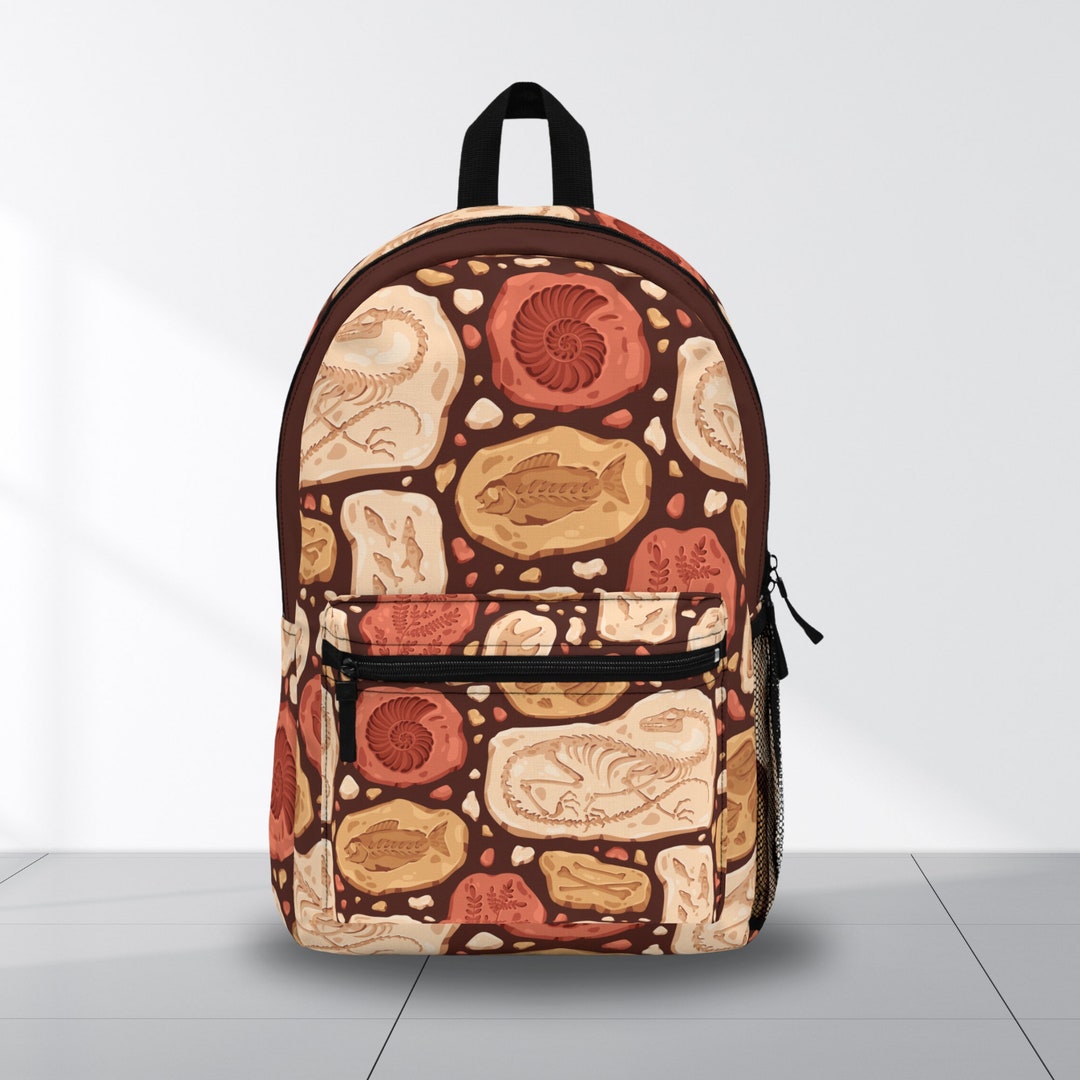 Fossils Backpack, Back to School Backpack, Kids Backpack, Dinosaur ...