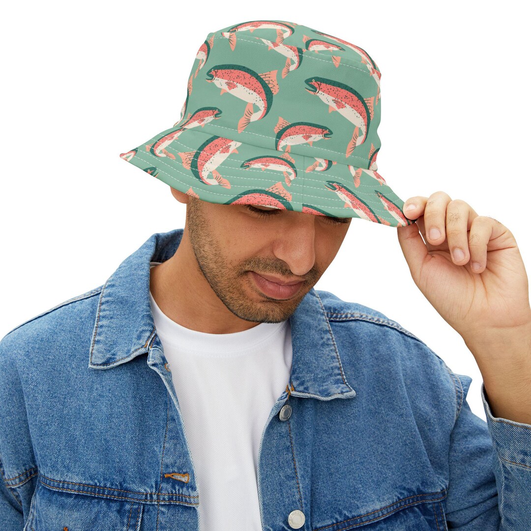 Fishing Bucket Hat, Fishing Lovers, Gift for Fishers, Gift for Dad ...