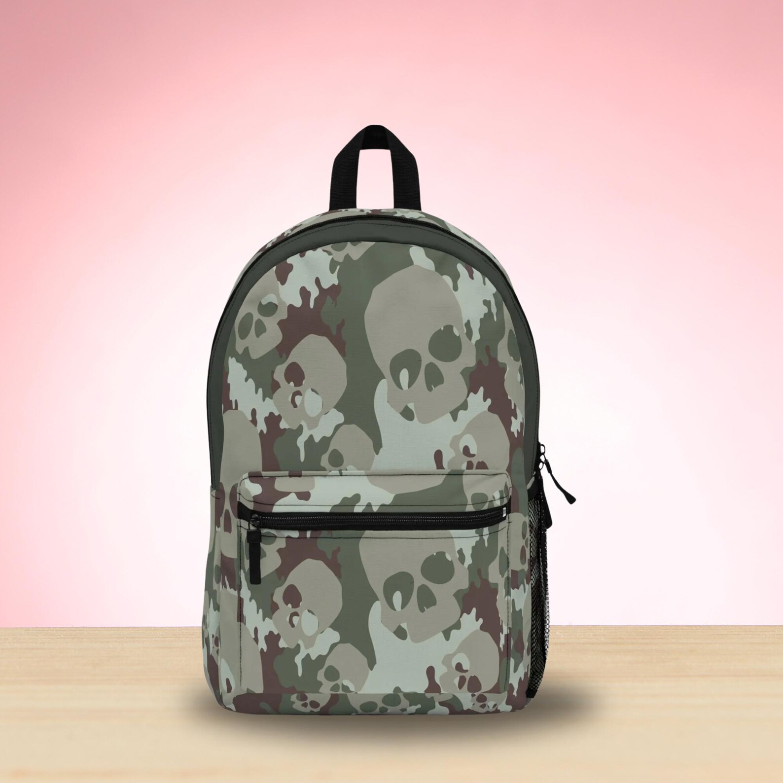 Camouflage Backpack, Gothcore Camo, Gothic, Skulls, Gothic, Dark ...