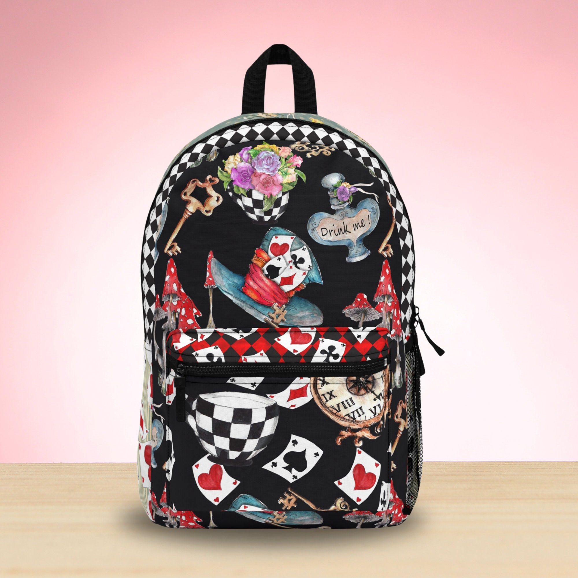 Alice in Wonderland Backpack, Magical Story Backpack, Fantasy Tale ...