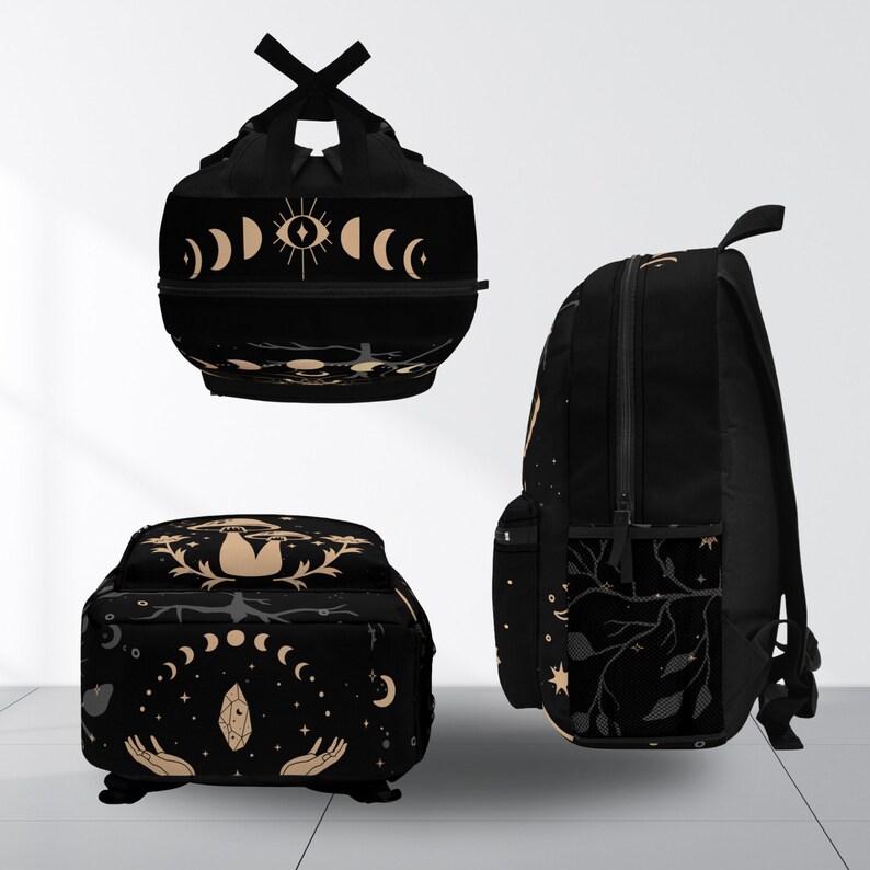 Moth Moon Backpack: Whimsigoth Mushroom Travel Bagbackpack, Gothic ...