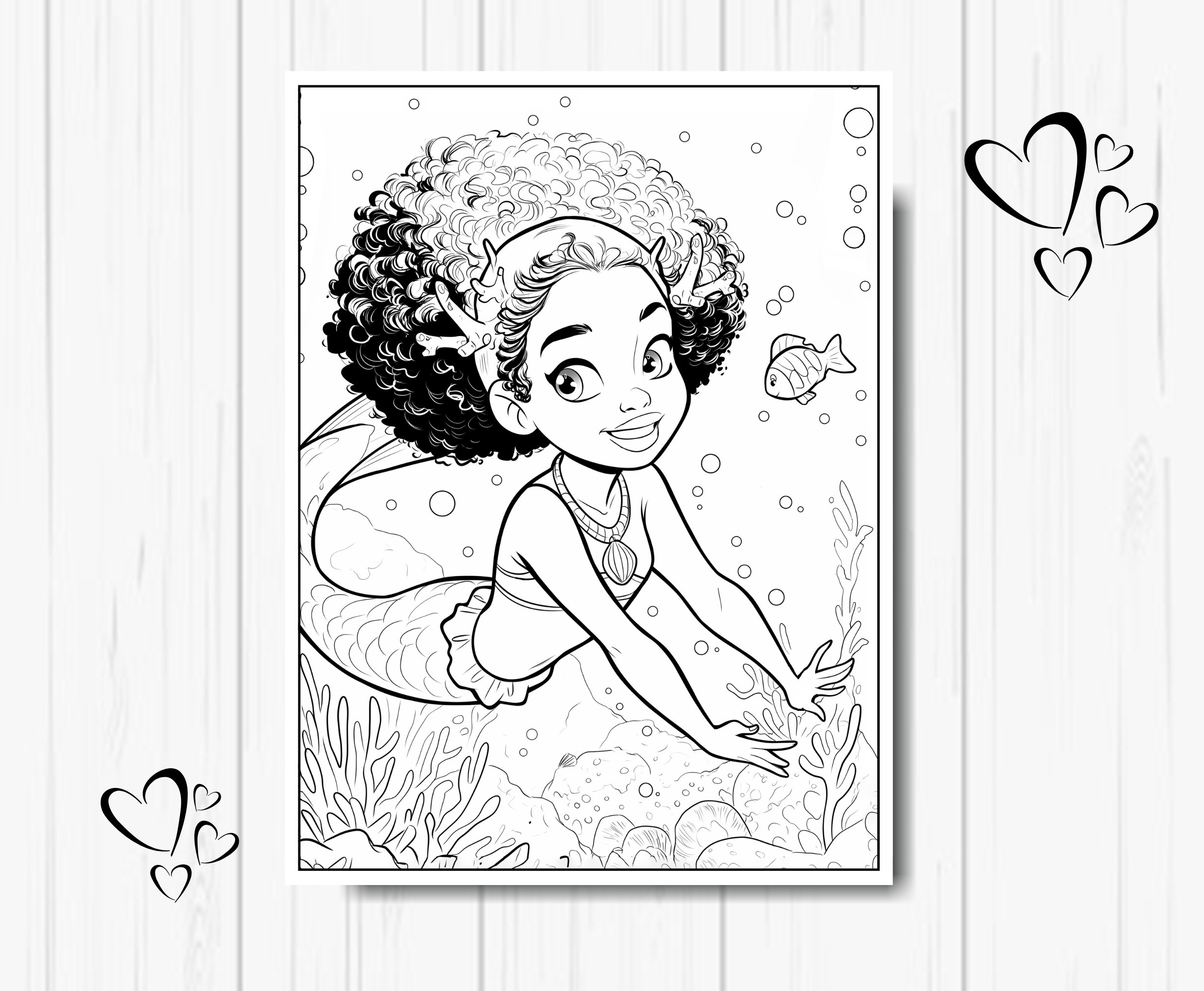 Mermaids, Black Mermaids Coloring Pages, Kids Mermaids Coloring Pages ...