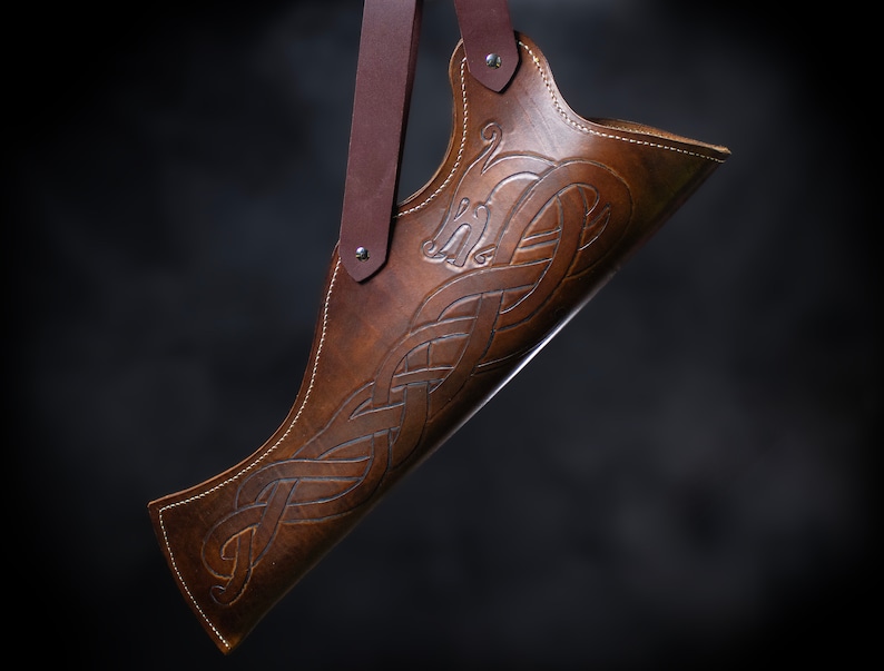 Medieval Viking Side Quiver for Arrows and Archery for Left Hand and ...