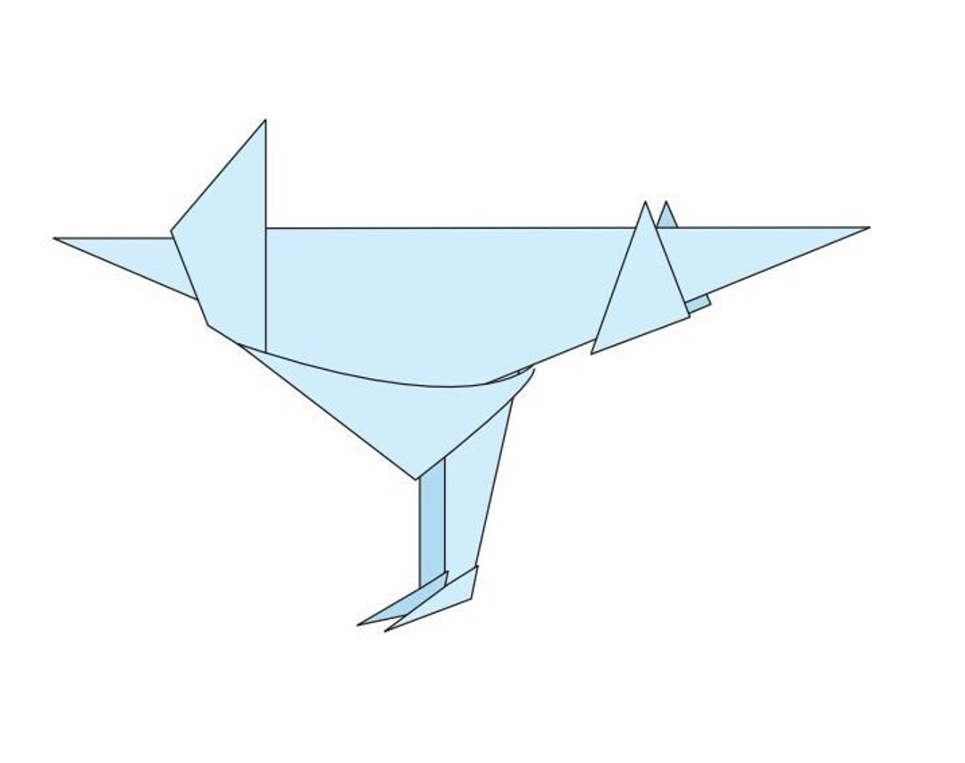 Origami How-to Book Digital Download: Paper Cardinal Bird Model Unique ...