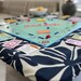 Square Fitted Tablecloth Square Card Table Cover Fitted Craft Table ...