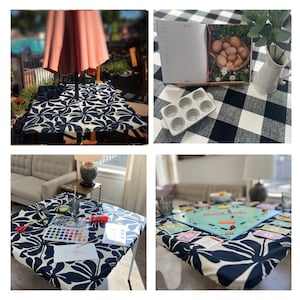 Square Fitted Tablecloth Square Card Table Cover Fitted Card Table Game ...
