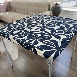 Square Fitted Tablecloth Square Card Table Cover Fitted Craft Table ...