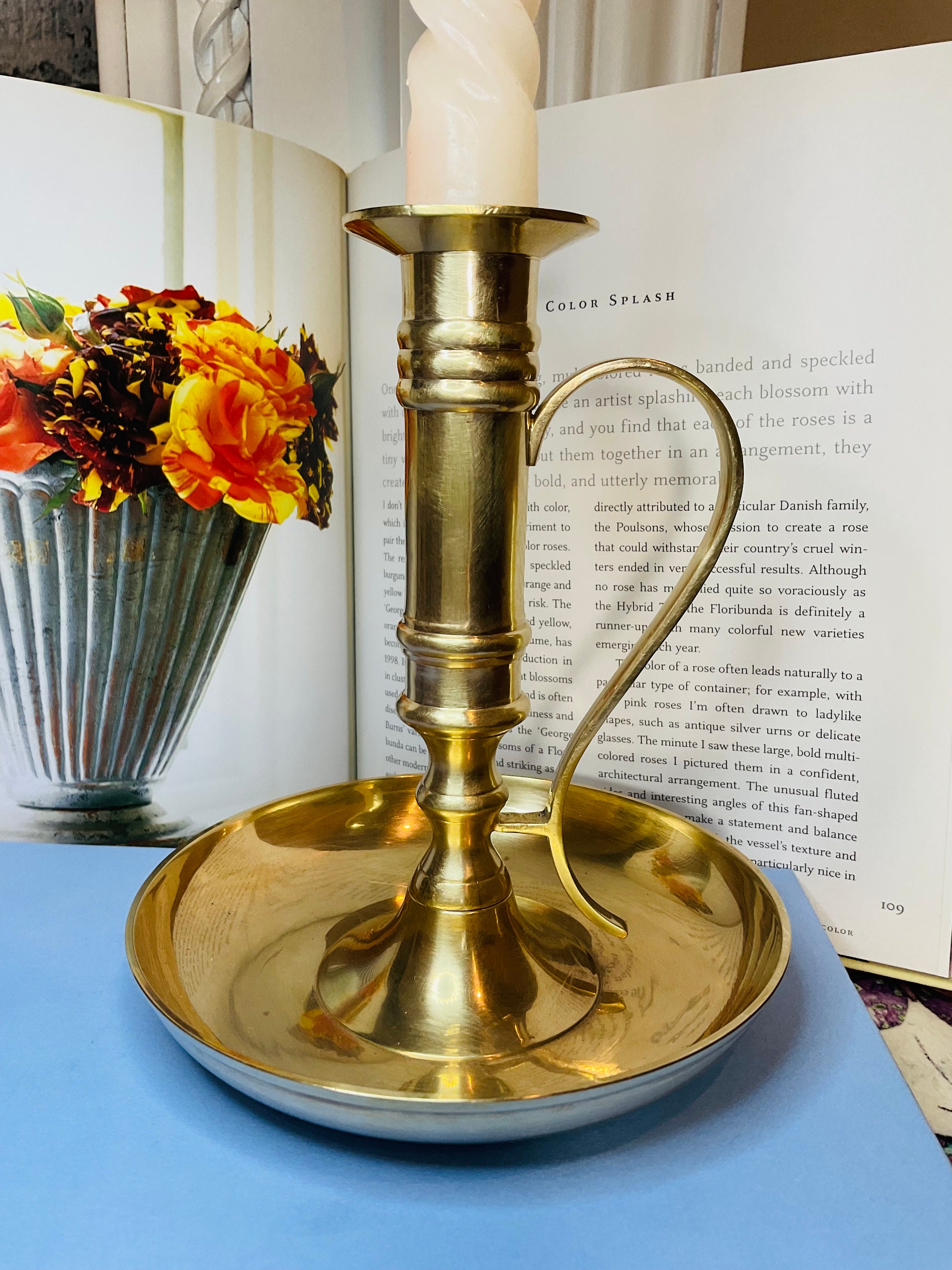 Vintage Chamber Candlestick Holder - Etsy