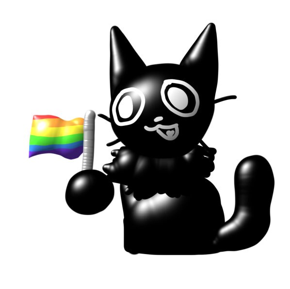 Pride Month Cat Discord Emote/pfp (limited) - Etsy