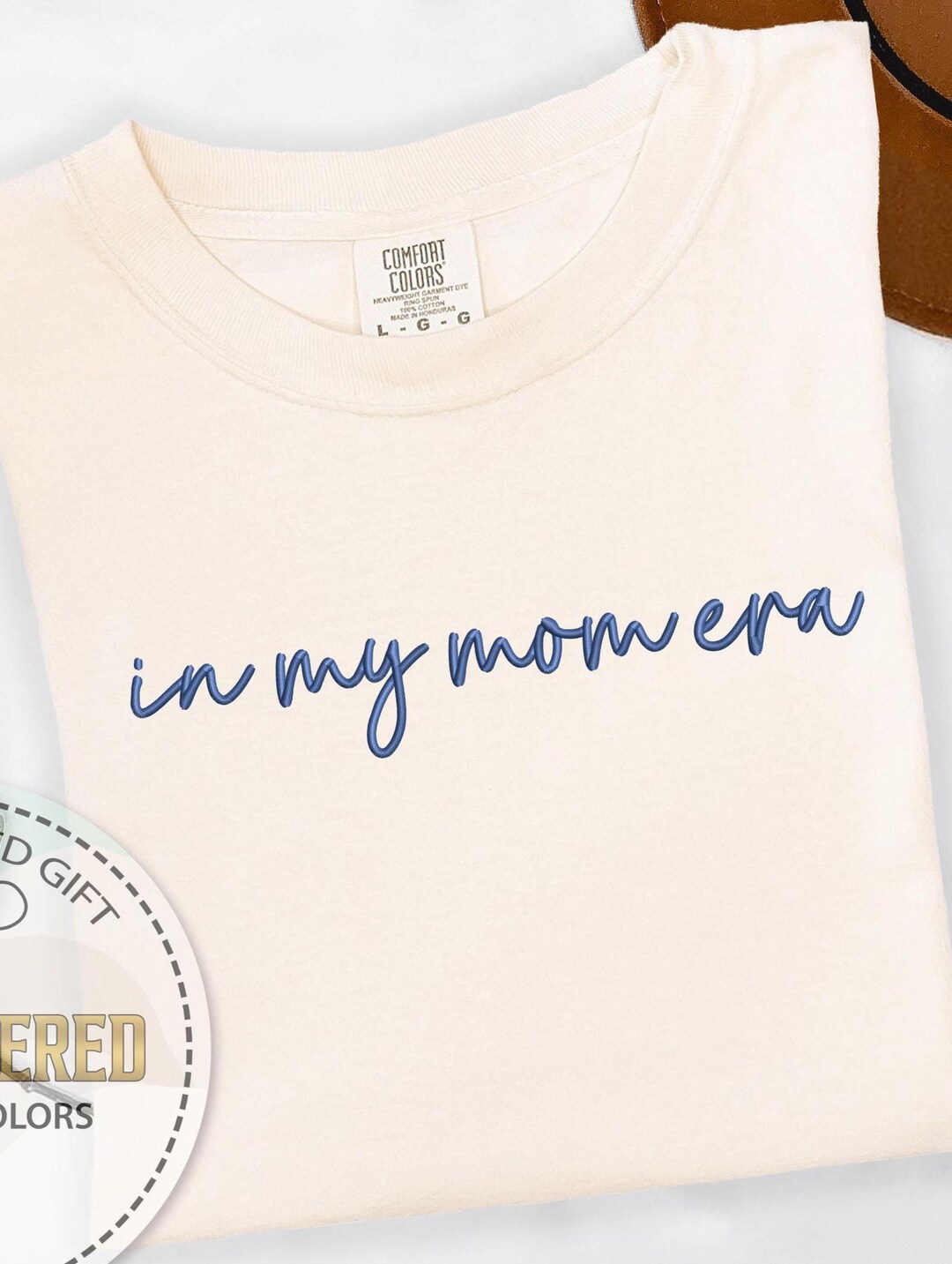 Embroidery Mom Era Shirt, Mothers Day Gift, Baby Shower Tee, Comfort ...