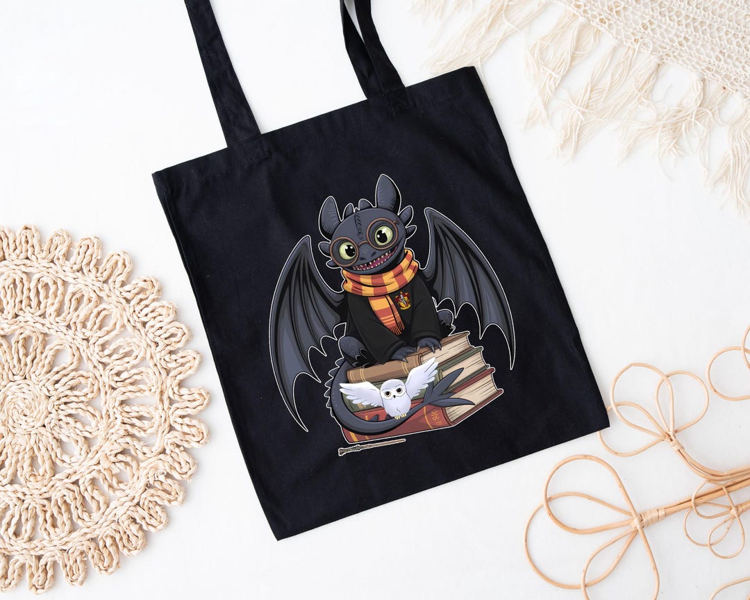 Dragon Tote Bag, Hp Wizard Bag, Wizard Wand Tote Bag, Epic Universe ...