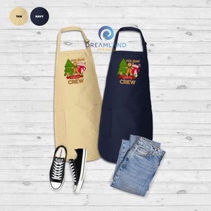 Holiday Baking Crew Apron, Christmas Cookie Apron, Apron for Family ...