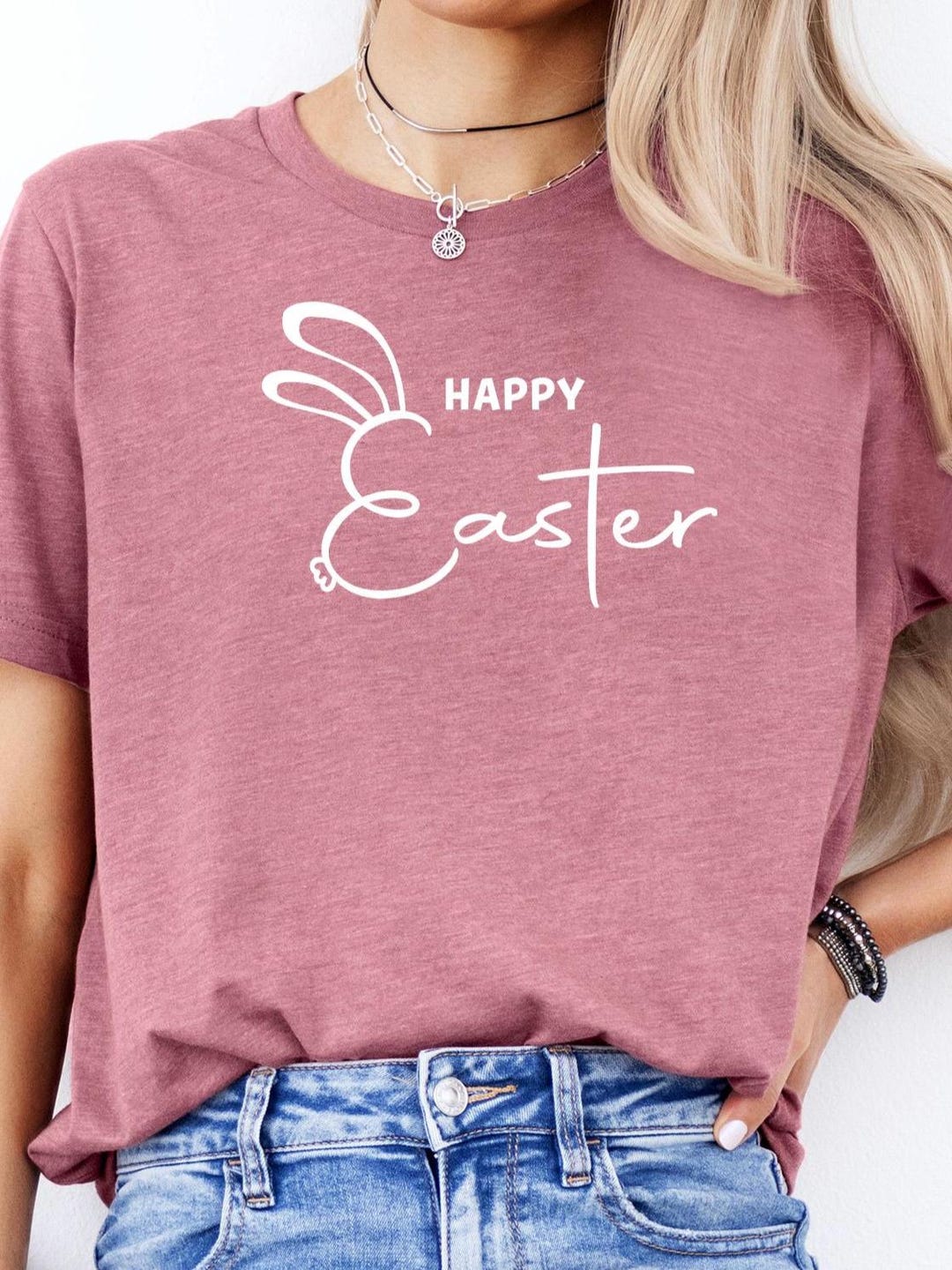 Happy Easter Shirt, Easter Sunday Shirt, Bunny Eggs Tshirt, Easter ...