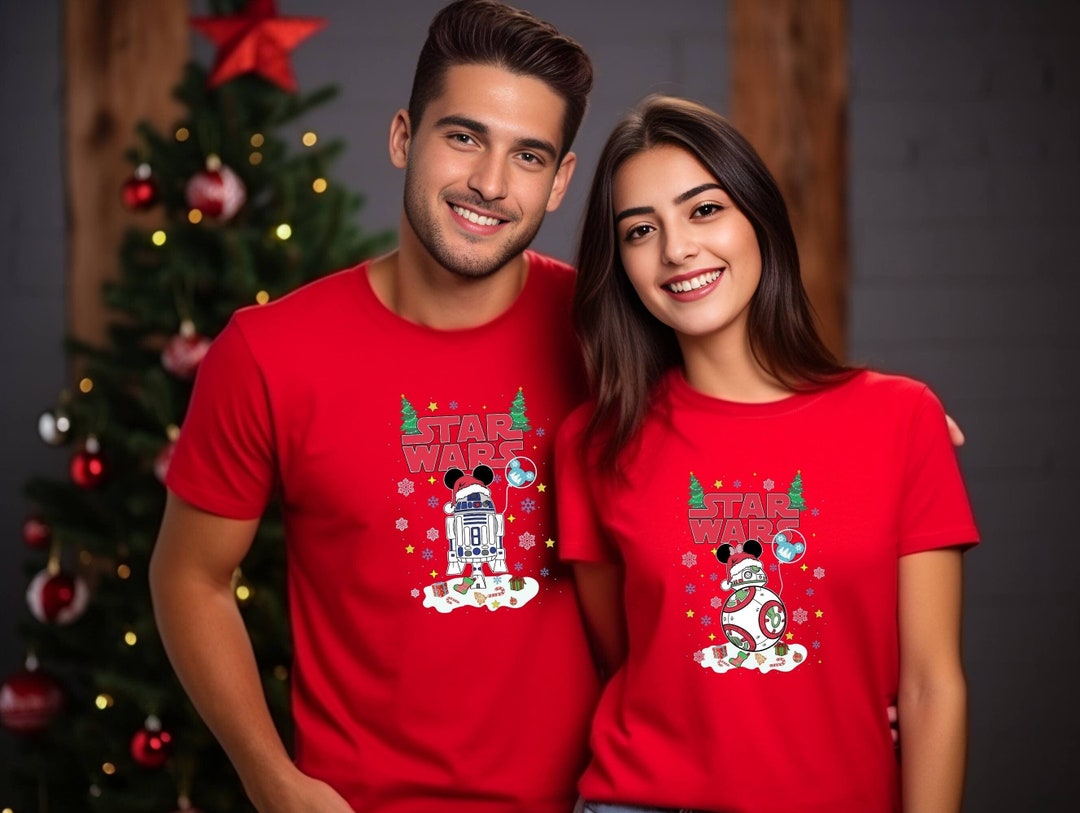 Christmas Star Wars Shirt, Star Wars BB8 Tee, Star Wars R2D2 Tee ...