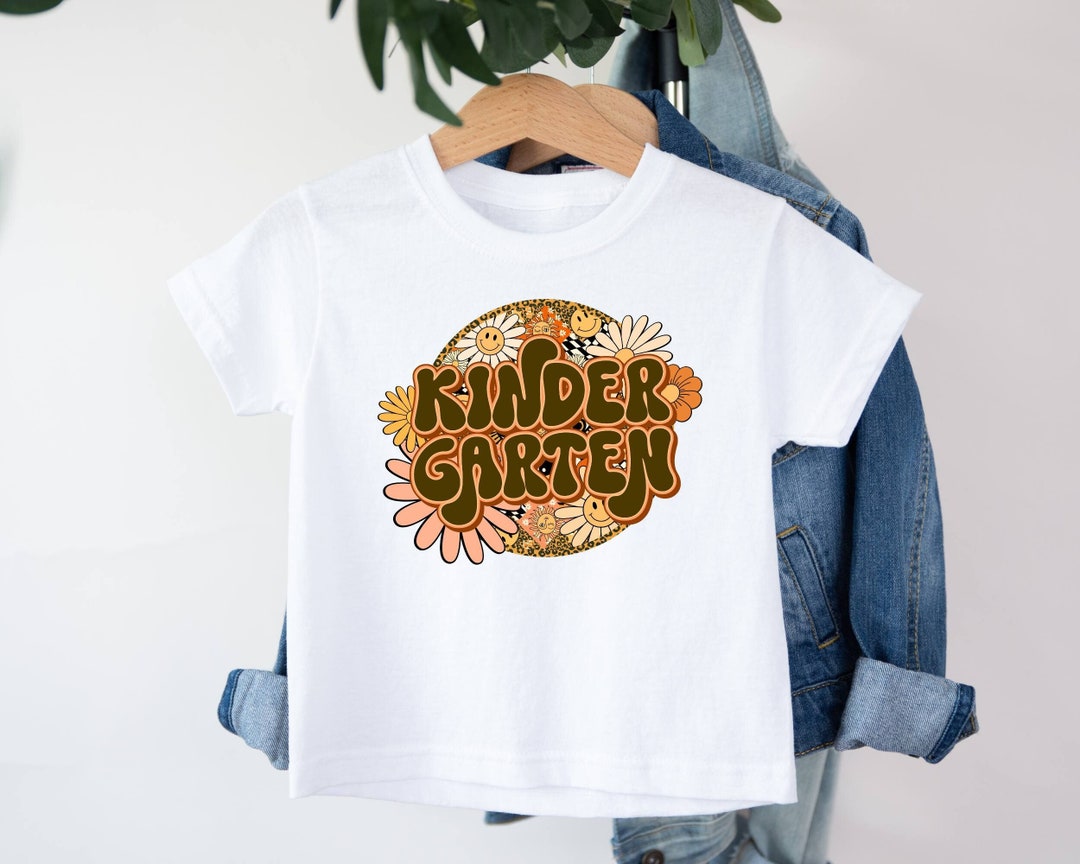 Kindergarten T-shirt, Back to School Shirt, Sunflower Shirt, School ...