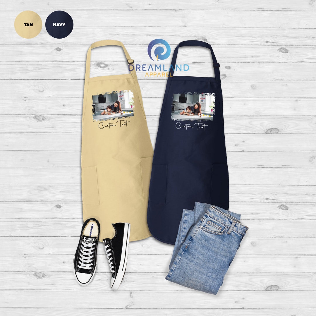 Custom Photo Apron, Personalized Apron, Custom Text Apron, Chef Apron ...